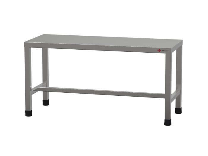 Step Over Gowning Bench Stainless Steel | Gowning Flat Bench
